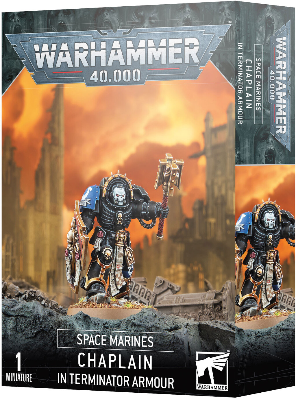 Space Marines Chaplain Terminator Armour Warhammer 40K - Gamezone.no