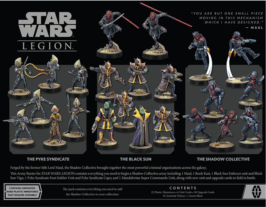 Star Wars Legion Shadow Collective Starter Set - Gamezone.no