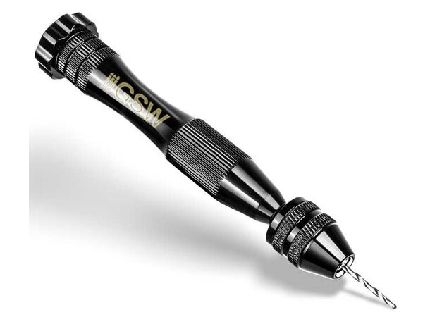 GSW Hånddrill Fine Pin Vise 0,3 - 3,2mm Håndbor / Hobby Drill - Gamezone.no