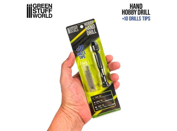 GSW Hånddrill Fine Pin Vise 0,3 - 3,2mm Håndbor / Hobby Drill - Gamezone.no