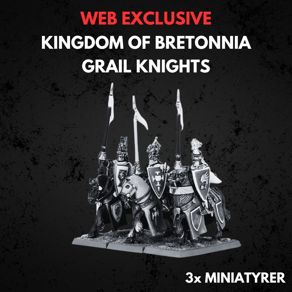Kingdom of Bretonnia Grail Knights Warhammer The Old World - Gamezone.no