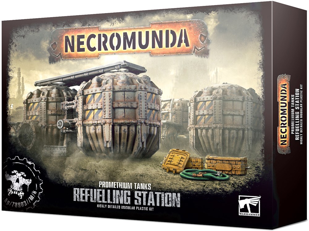 Necromunda Refuelling Station Promethium Tanks - Gamezone.no