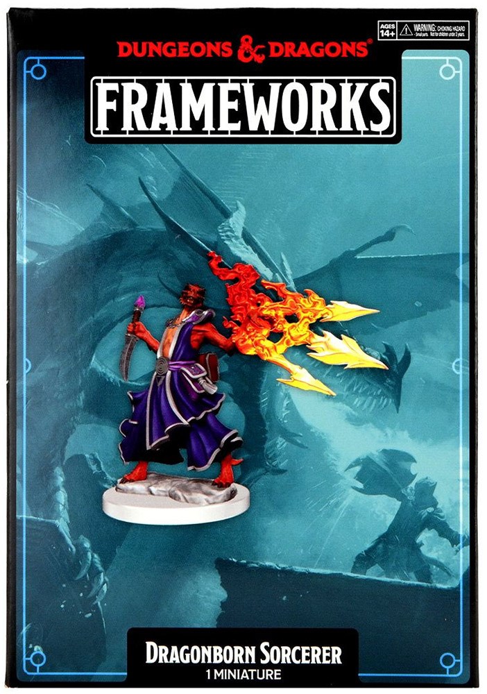 D&D Figur Frameworks Dragonborn Sorcerer Female - Gamezone.no
