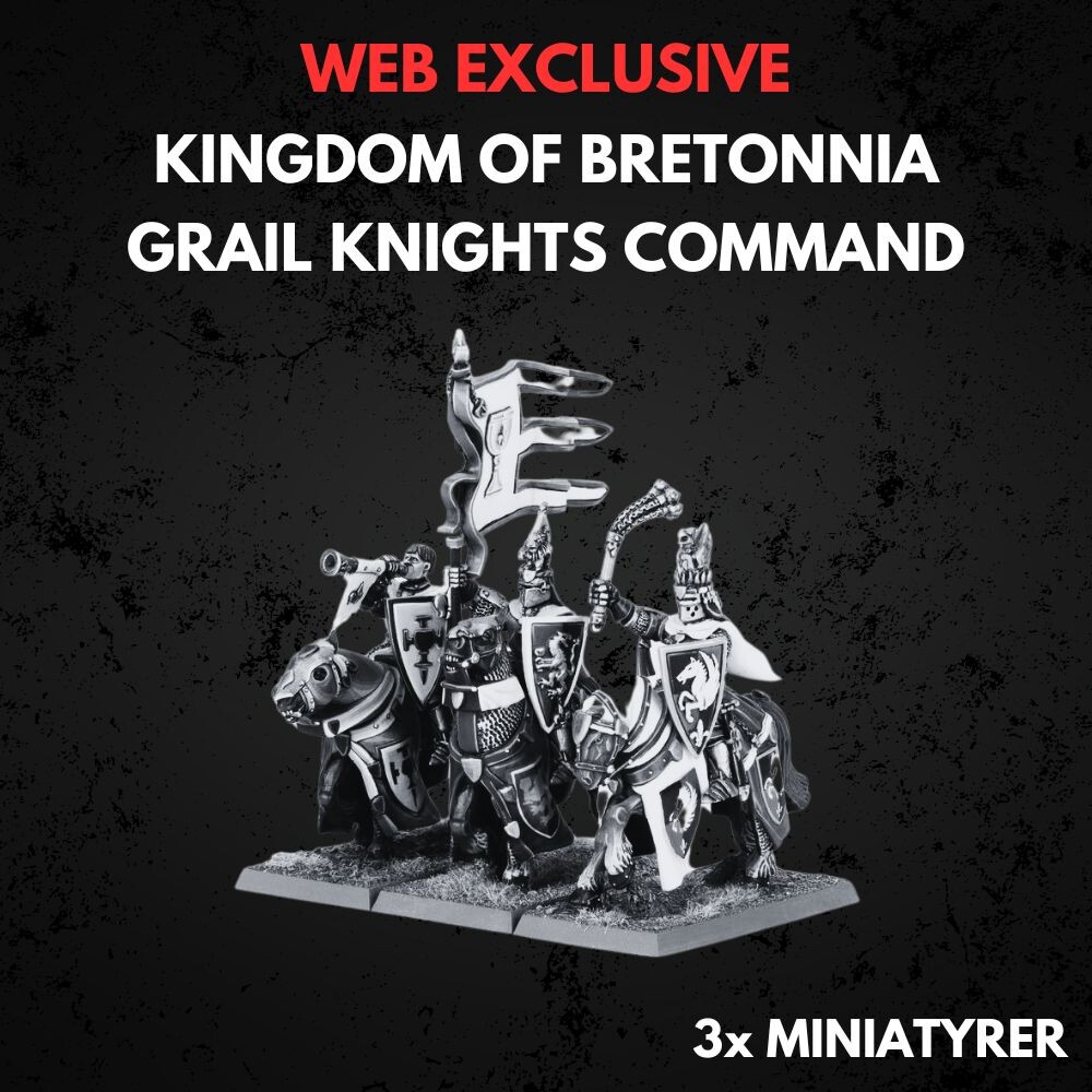 Kingdom of Bretonnia Grail Knights Comma Warhammer The Old World ...