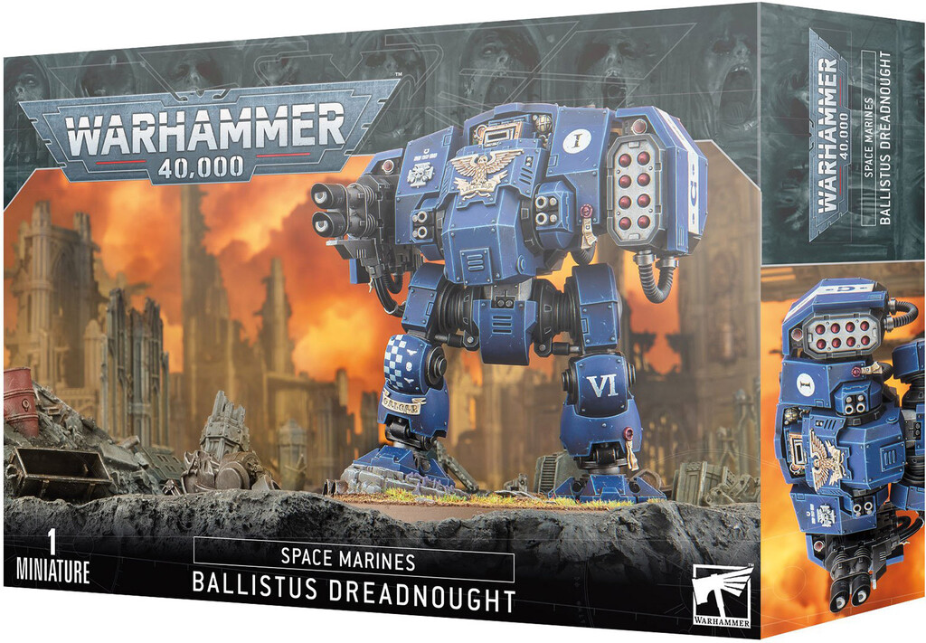 Space Marines Ballistus Dreadnought Warhammer 40K - Gamezone.no