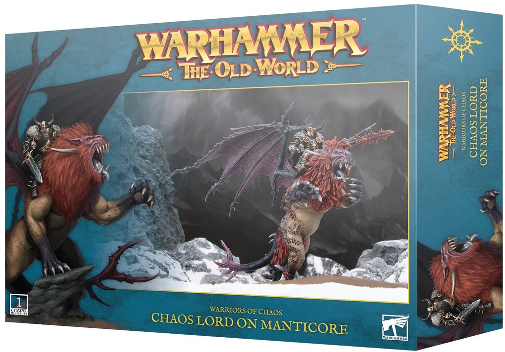 Warriors of Chaos Chaos Lord Manticore Warhammer The Old World ...