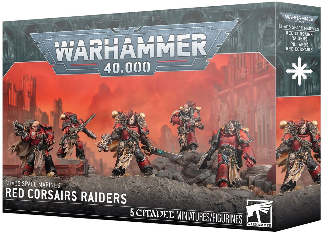 Chaos Space Marines Red Corsairs Raiders Warhammer 40K - Gamezone.no