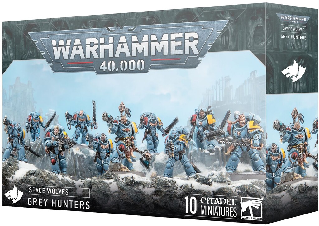 Space Wolves Grey Hunters Warhammer 40K - Gamezone.no