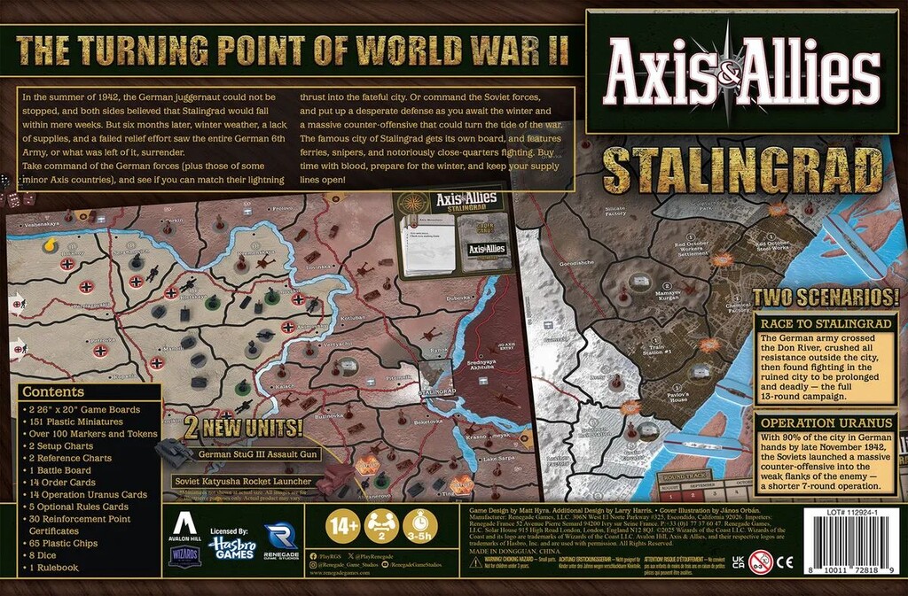 Axis & Allies Stalingrad Brettspill - Gamezone.no