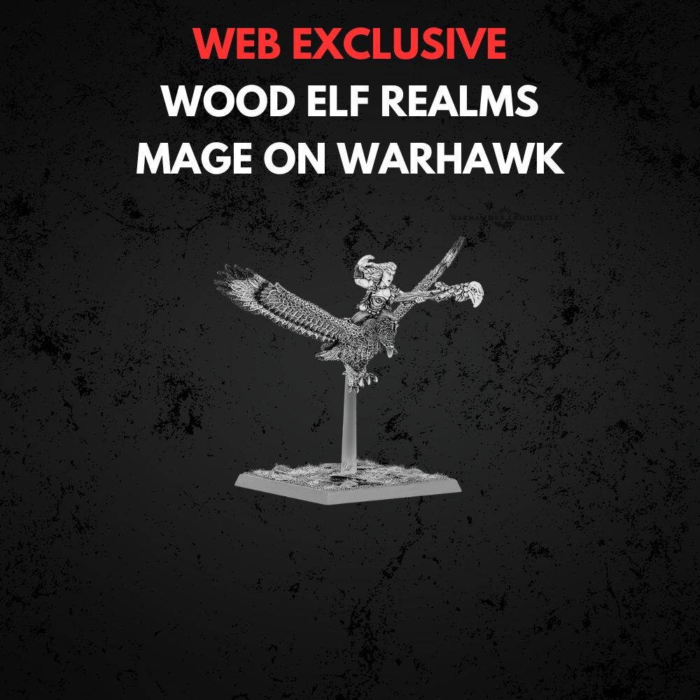 Wood Elf Realms Mage on Warhawk Warhammer The Old World - Gamezone.no