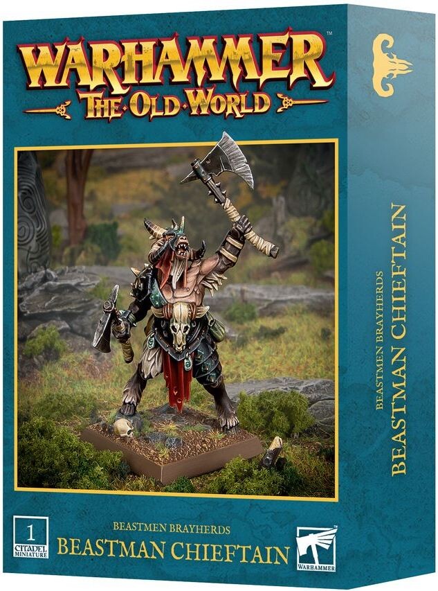 Beastmen Brayherds Beastman Chieftain Warhammer The Old World - Gamezone.no