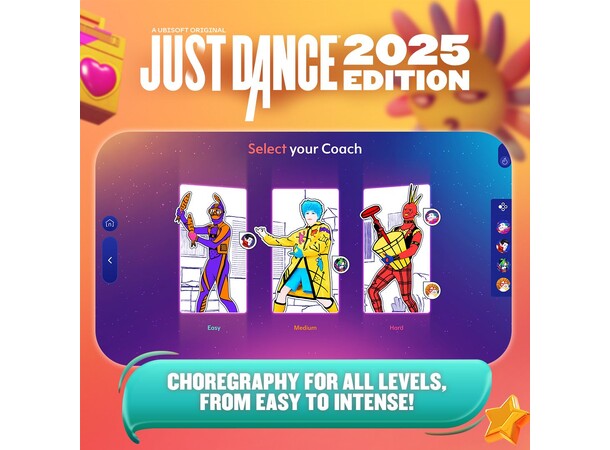 Just Dance 2025 Edition Switch (Nedlastbar kode i fysisk boks) - Gamezone.no