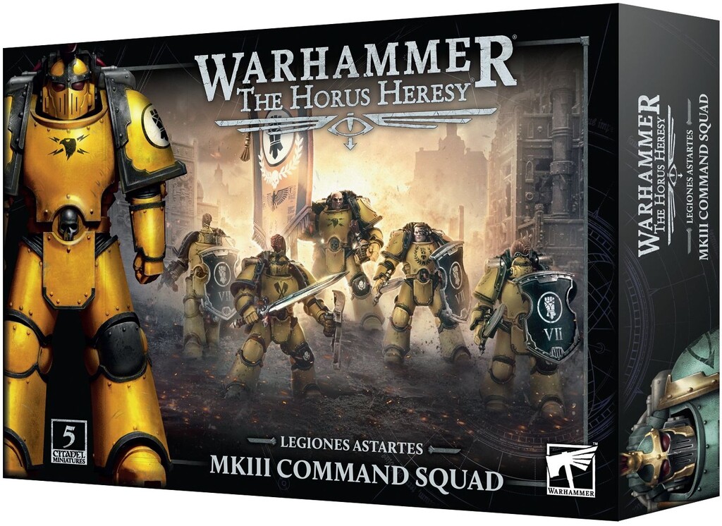 Legiones Astartes MKIII Command Squad The Horus Heresy - Gamezone.no