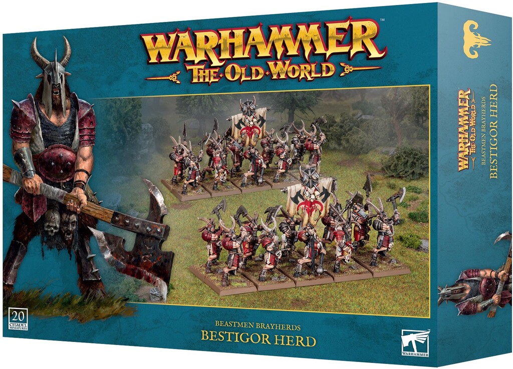Beastmen Brayherds Bestigor Herd Warhammer The Old World - Gamezone.no