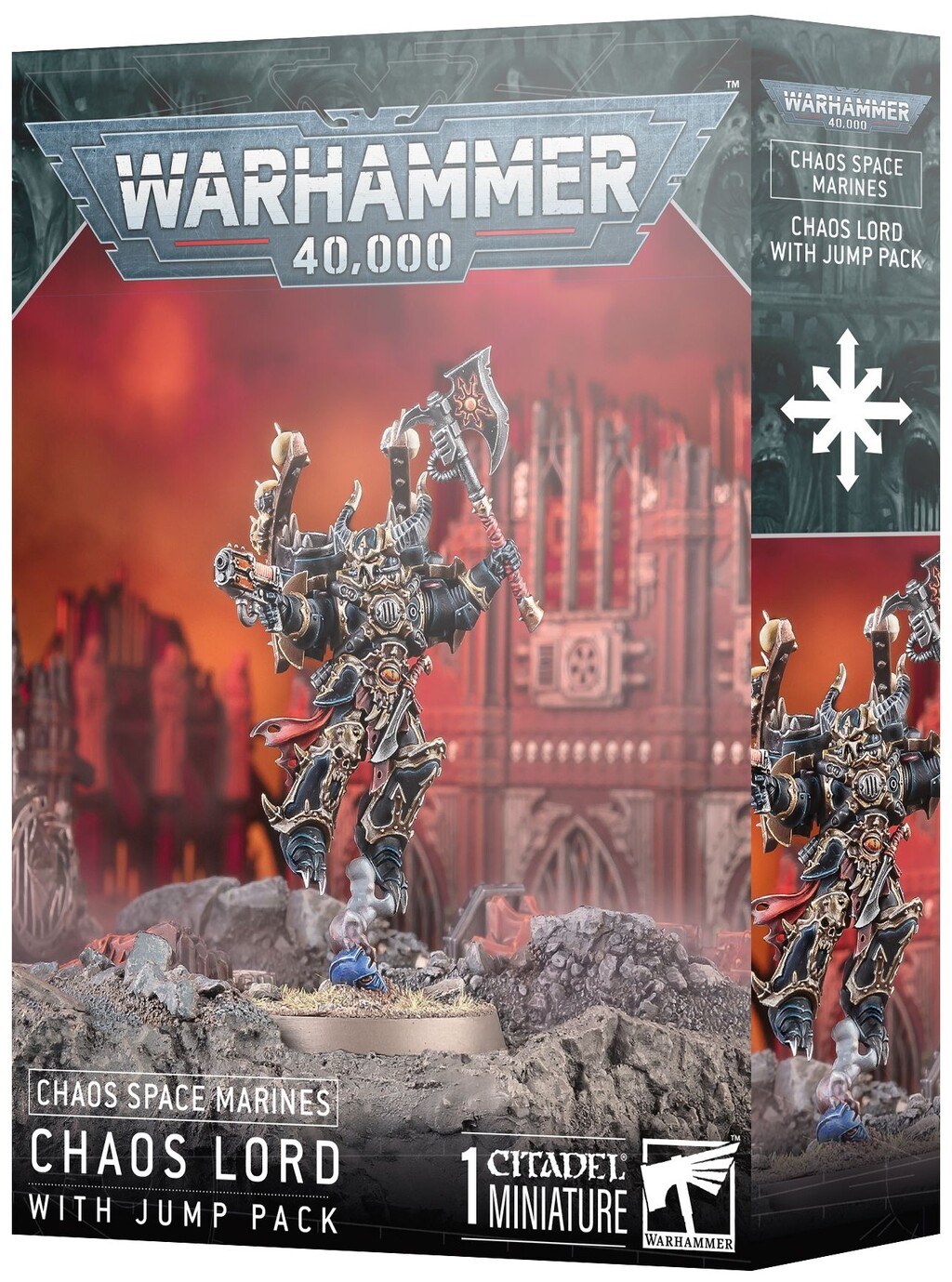Chaos Space Marines Chaos Lord Jump Pack Warhammer 40K - Gamezone.no