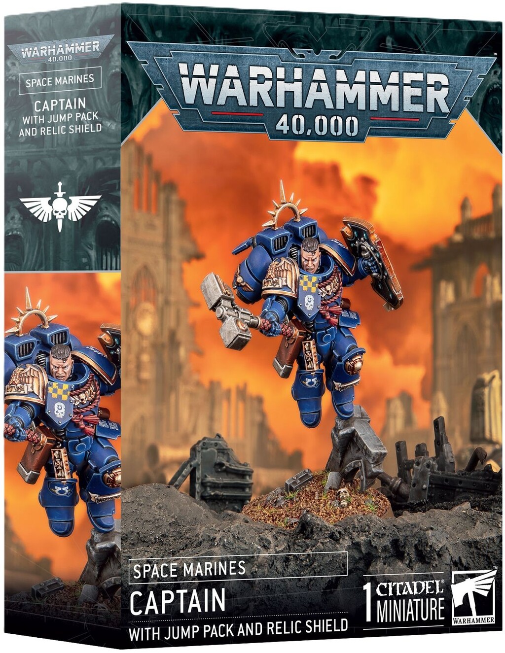 Space Marines Captain Jump Pack & Relic Shield - Warhammer 40K ...
