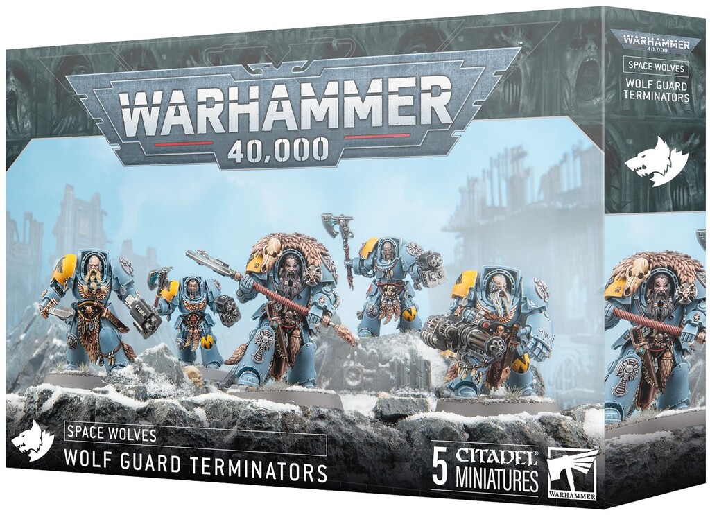 Space Wolves Wolf Guard Terminators Warhammer 40K - Gamezone.no