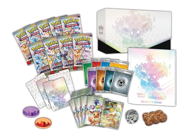 Pokemon Prismatic Evolutions ETB Elite Trainer Box - Gamezone.no